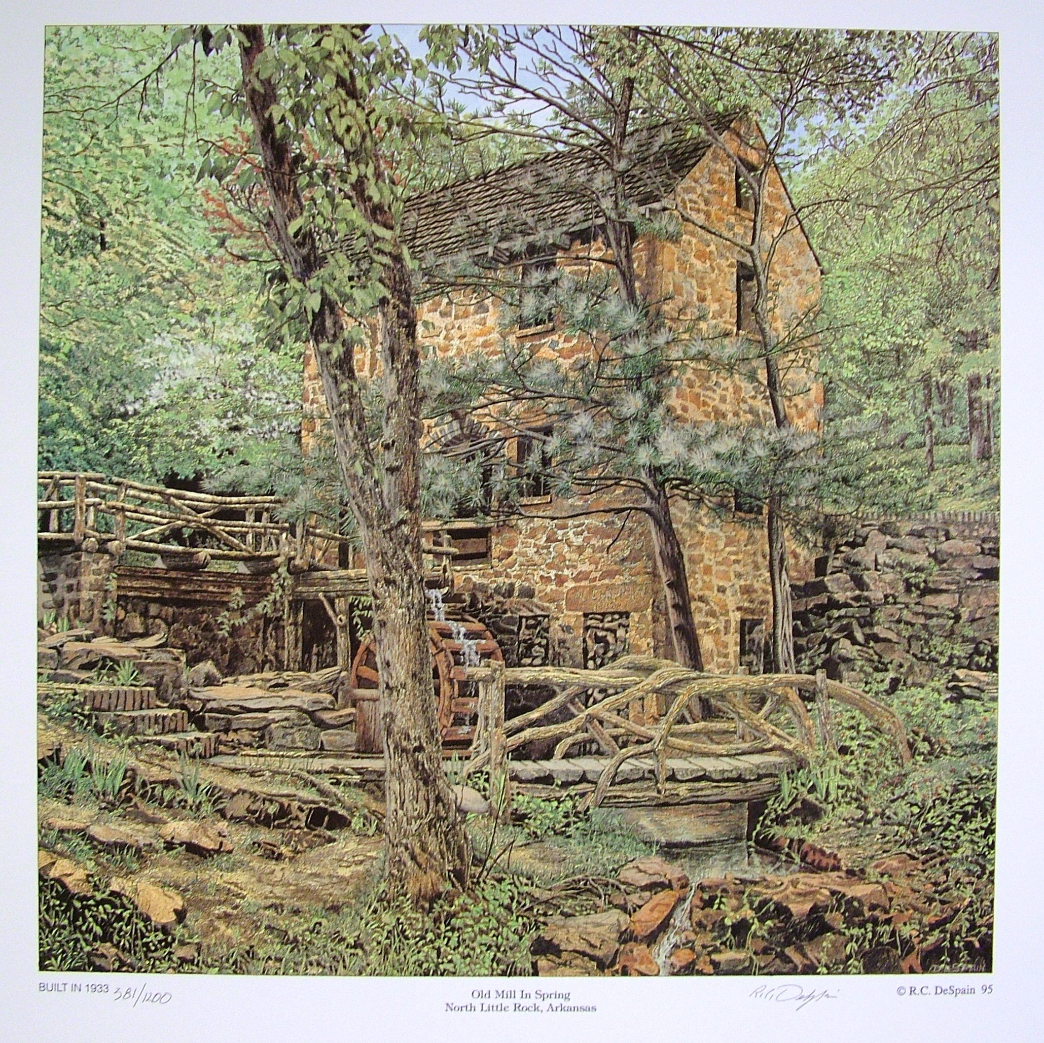 Old Mill In The Spring – Color – DeSpain Prints
